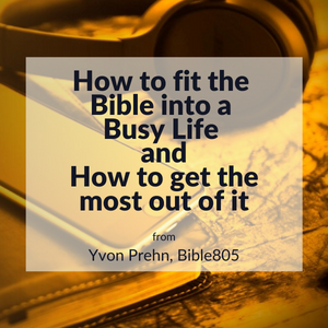How to Fit the Bible Into a Busy Life, and how to get the most out of it