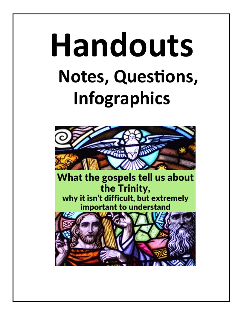 Image for HANDOUTS for What the Gospels tell us about the Trinity